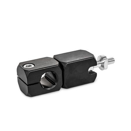 GN 487 Swivel Ball Joint Mounting Clamps, Aluminum | Ganter Standard Parts