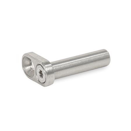 GN 2342 Perni per montaggi, acciaio INOX | Parti standard Ganter