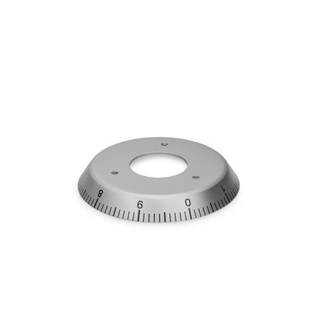 Ghiere graduate GN 526.1 (F.N/F.K/F.GS) | Ganter
