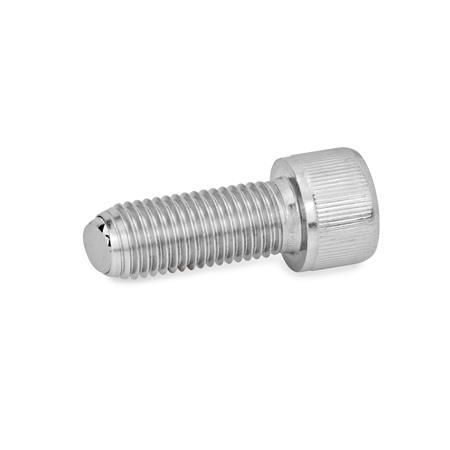 Stainless Steel Ball Point Screws GN 606 | Ganter