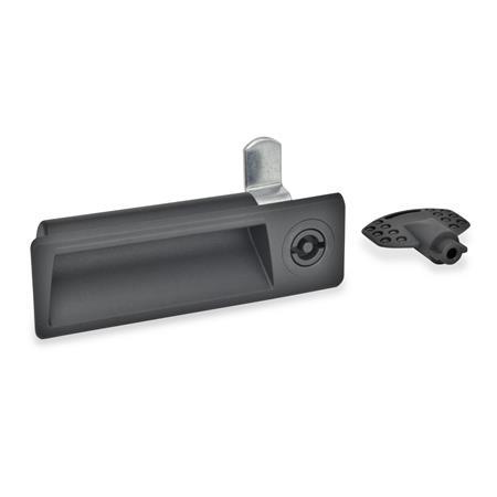 GN 731.2 (PR-CH / LPR) Latches with Gripping Tray, with Latch Arm Steel ...