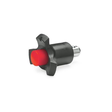 GN 113.1 Ball Lock Pins, Stainless Steel, with Clamping Length ...