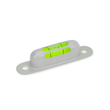 Screw-On Spirit Levels GN 2282 | Ganter