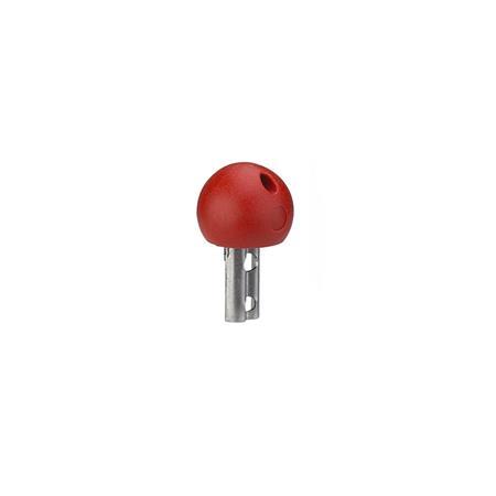 GN 5337.8 Keys for Safety Star Knobs | Ganter Standard Parts