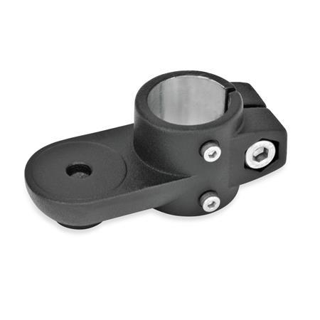 GN 274.1 Swivel Clamp Linear Actuator Connectors, Aluminum | Ganter Standard Parts