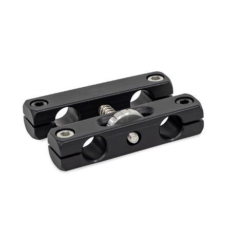 GN 474.3 Parallel Mounting Clamps with Adjustable Spindle, Aluminum ...