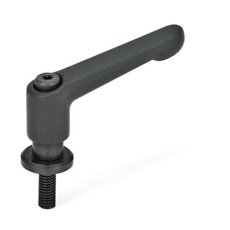 Adjustable Hand Levers GN 307 | Ganter