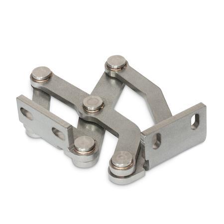 Stainless Steel Multiple-Joint Hinges GN 7237 | Ganter
