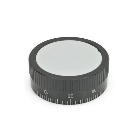 Control Handwheels with Standard Scale GN 736.1 | Ganter
