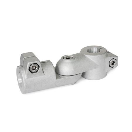 GN 284 Swivel Clamp Connector Joints, Aluminum | Ganter Standard Parts