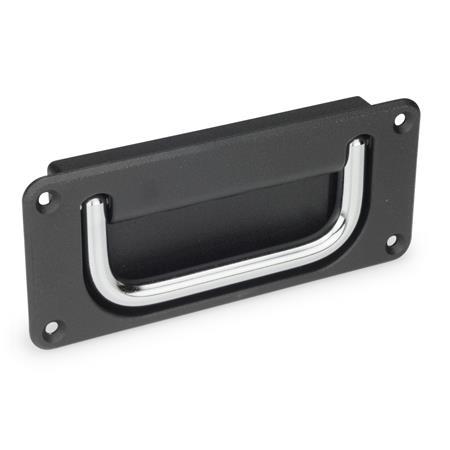 GN 425.8 Folding Handles with Recessed Tray | Ganter Standard Parts