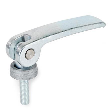 GN 927.2 Exzenterspanner mit Schraube, Hebel Stahl | Ganter Normelemente