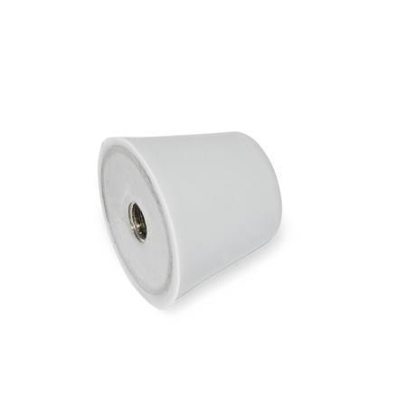 Silicone Buffers with Internal Thread GN 256 | Ganter